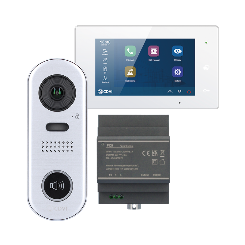 CDVI CDV4791-DX-W 2Easy 2 wire hands free wifi Door Entry kit